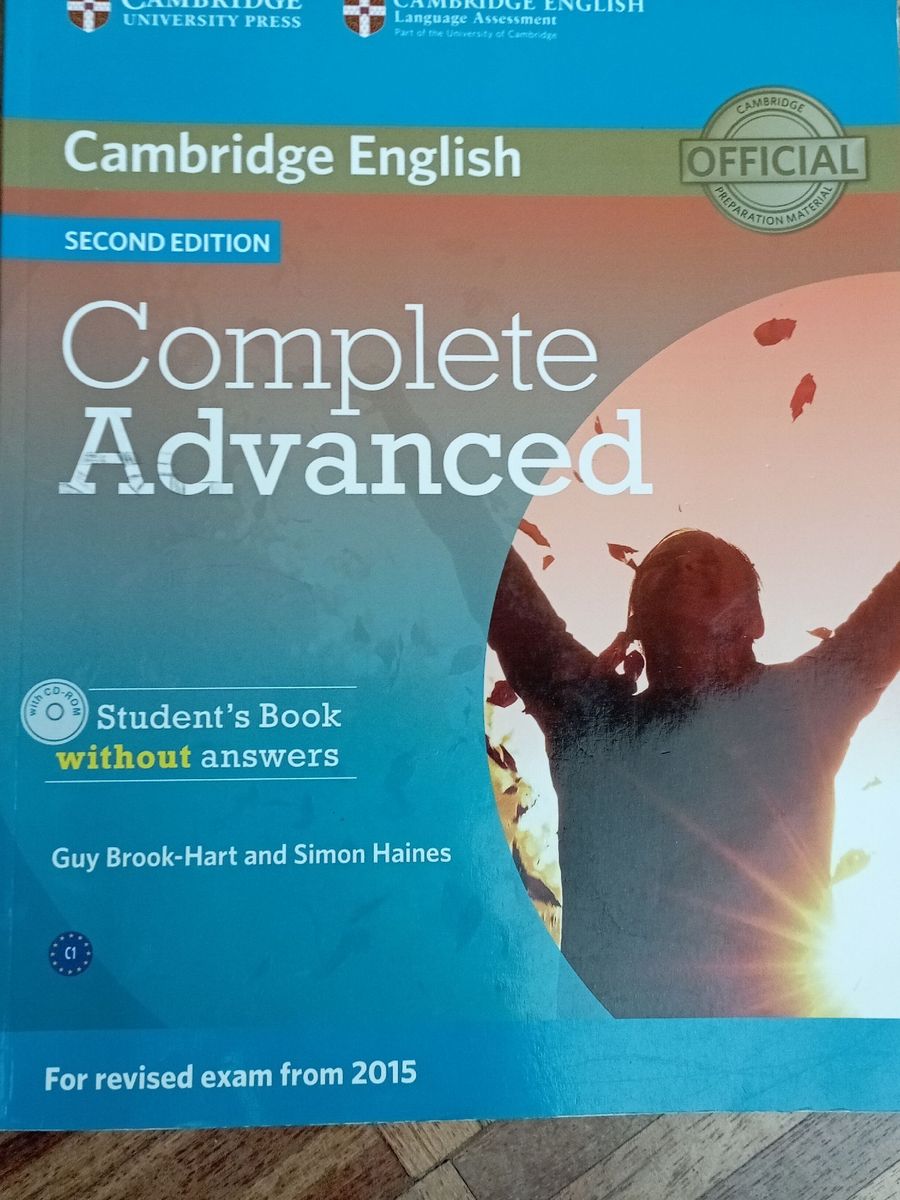 Livro Escolar Inglês Cambridge Complete Advanced | Produto Masculino ...