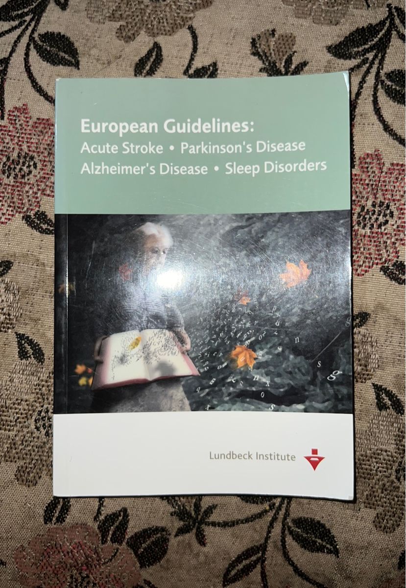 Livro European Guidelines Acute Stroke Parkinson's Disease Alzheimer's ...