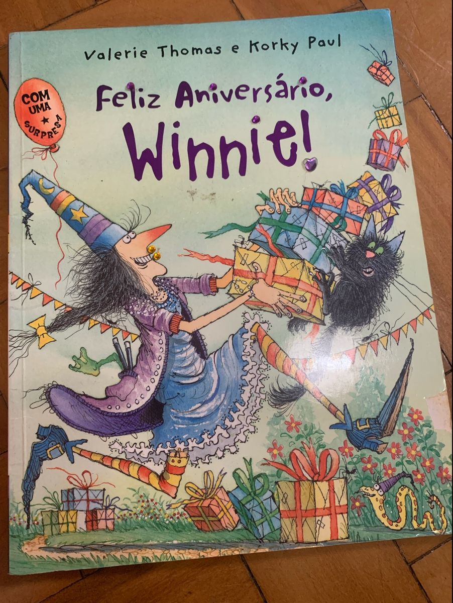 Livro Feliz Aniversário Winnie - Valerie e Korky | Item Infantil Usado ...