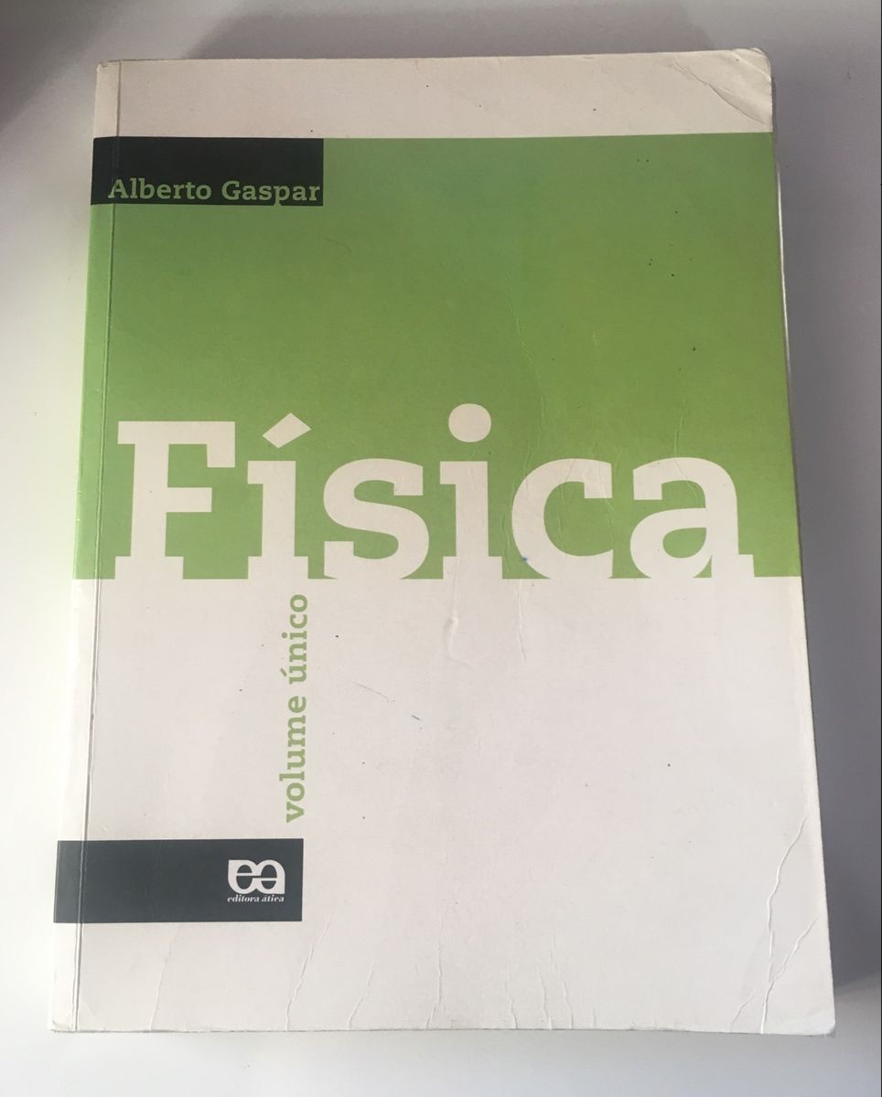 Livro Física Alberto Gaspar | Livro Atica Usado 77292534 | enjoei