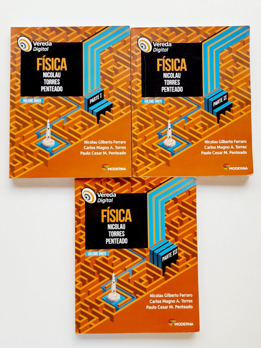 Livro Física Vereda Digital | Livro Moderna Usado 82880491 | enjoei