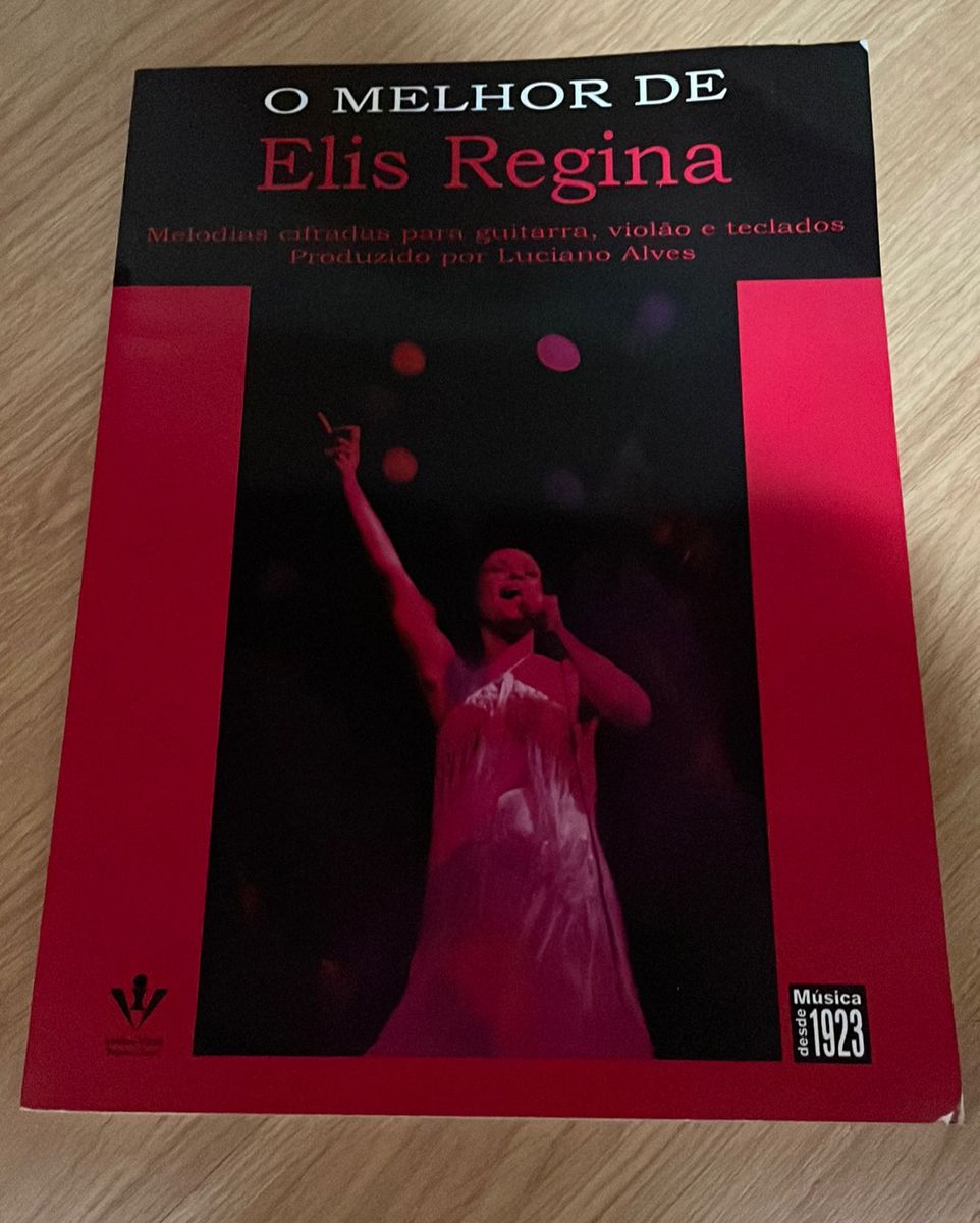 Livro Físico: O Melhor de Elis Regina | Item de Música Irmãos Vitale ...