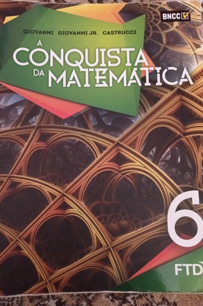 Livro Ftd a Conquista da Matemática 6 Ano | Item Infantil Ftd Usado 83230337 | enjoei