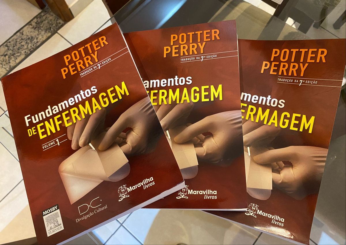 Livro Fundamentos de Enfermagem Volume 1, 2 e 3 - Potter Perry | Livro ...