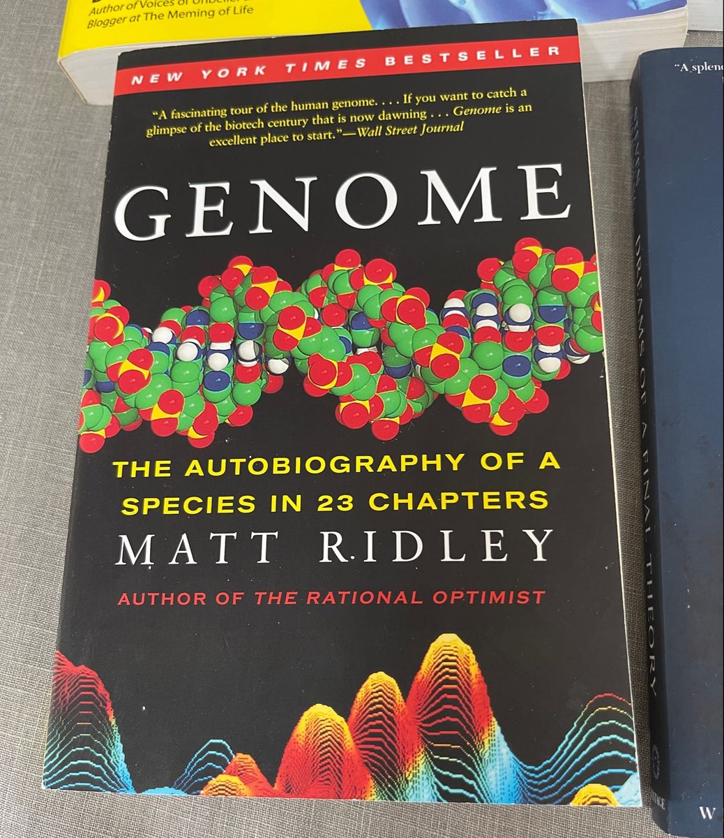 Livro Genome Bestseller Matt Ridley em Inglês | Livro Genome Nunca ...