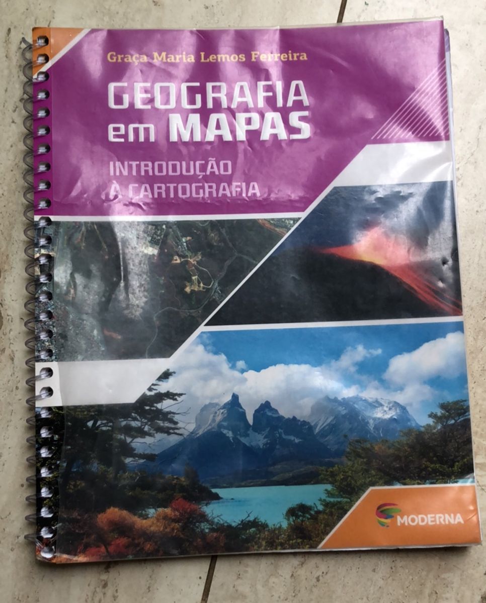 Livro Geografia em Mapas 6o Ano (introdução Cartografia) | Livro ...