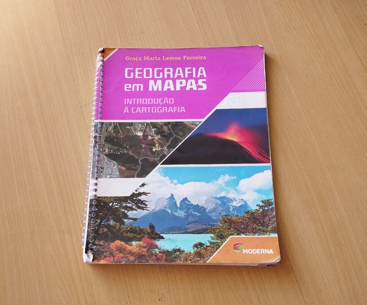 Livro Geografia em Mapas - Introdução À Cartografia | Livro Moderna ...