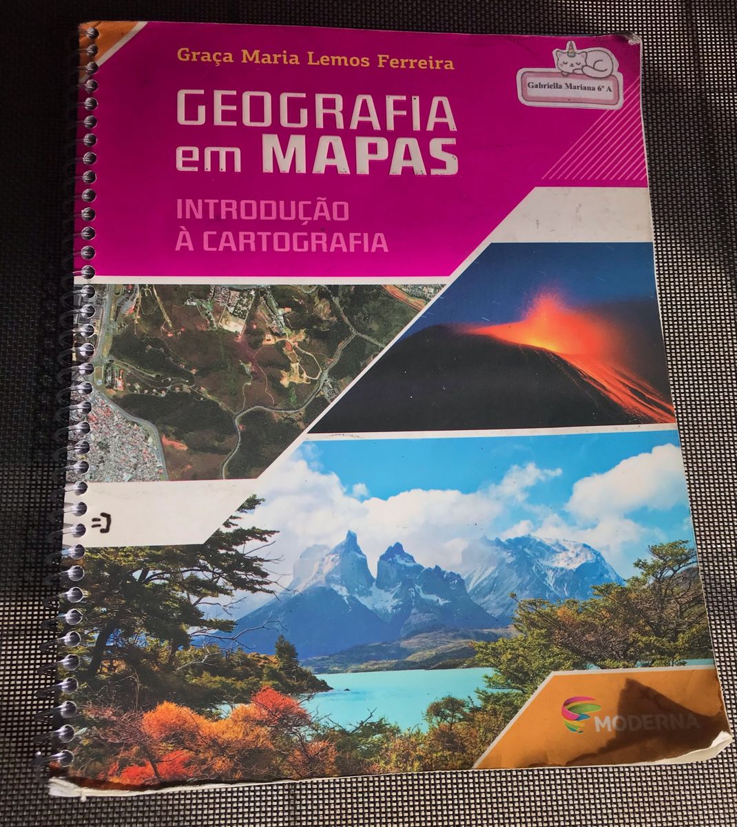 Livro Geografia em Mapas | Livro Editora Moderna Usado 82394822 | enjoei