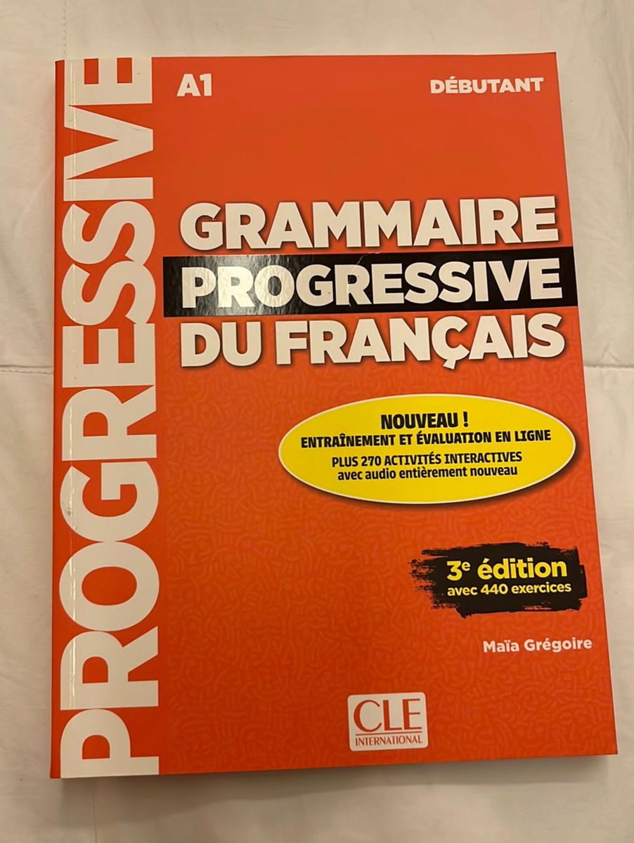Livro Gramática Francês Grammaire Progressive Du Français A1 | Livro ...