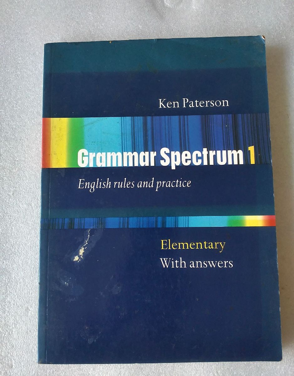 Livro Grammar Spectrum 1 English Rules And Pratice | Produto Feminino ...
