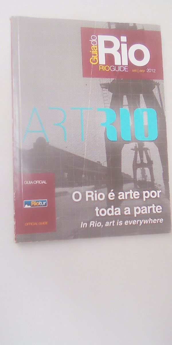 Livro - Guia do Rio - 2012 - Artrio - Rioguide - Riotur | Livro Usado 105738120 | enjoei