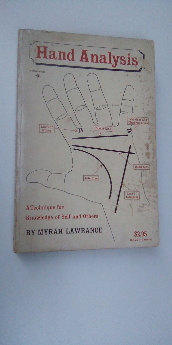 Livro - Hand Analysis - Myrah Lawrence - em Inglês | Livro Usado ...