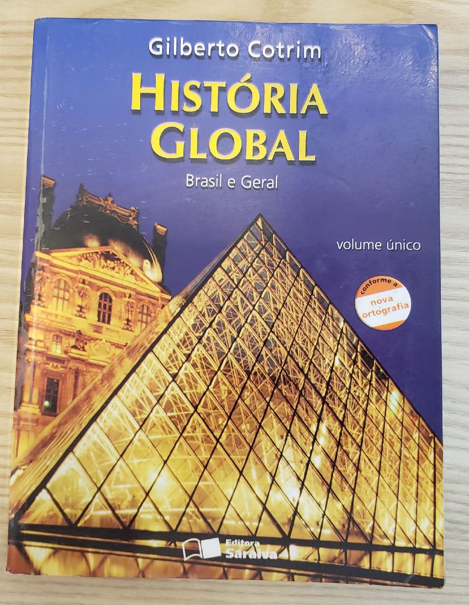 Livro "história Global - Gilberto Cotrim" | Livro Editora Saraiva Usado ...
