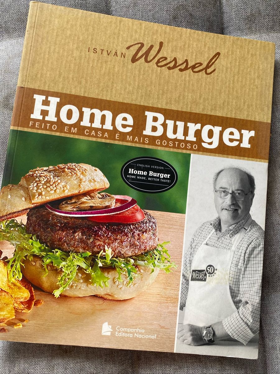 Livro Home Burguer - Istvan Wessel | Livro Livro Usado 49495861 | enjoei