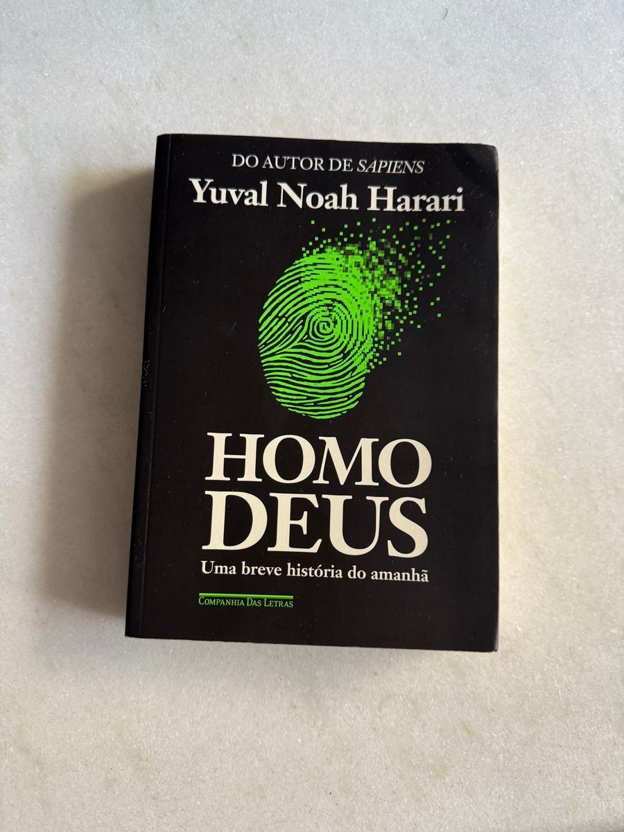 Livro Homo Deus - Yuval Noah Harari | Livro Companhia Das Letras Usado ...