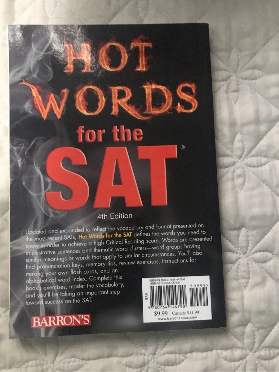 Livro: Hot Words For Sat | Livro Usado 44080101 | enjoei