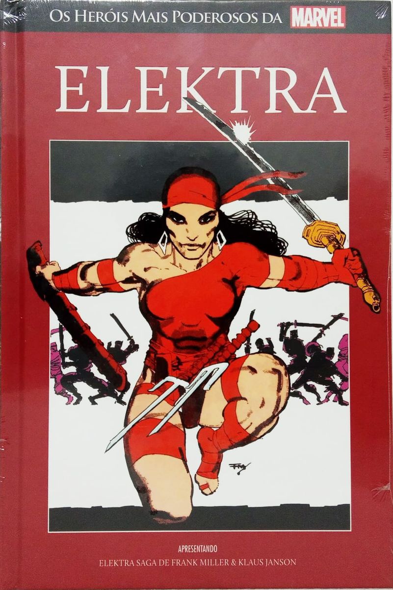 Livro Hq Elektra Os Heróis Mais Poderosos Da Marvel Salvat Vermelha