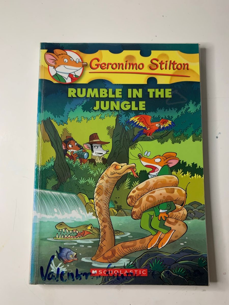 Livro Infantil em Inglês, Rumble In The Jungle, Geronimo Stilton ...
