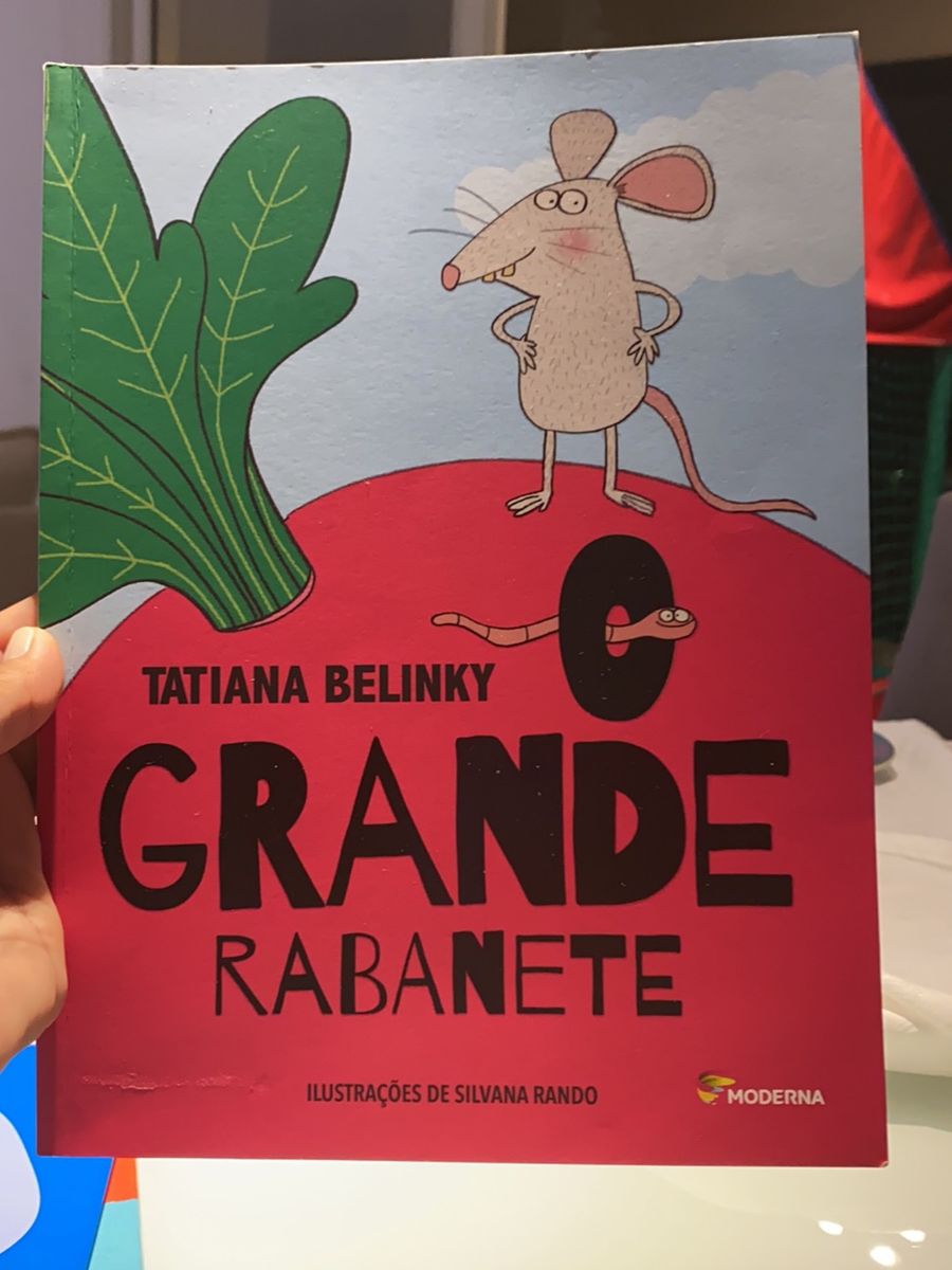 Livro Infantil O Grande Rabanete de Tatiana Belinky Editora Moderna ...