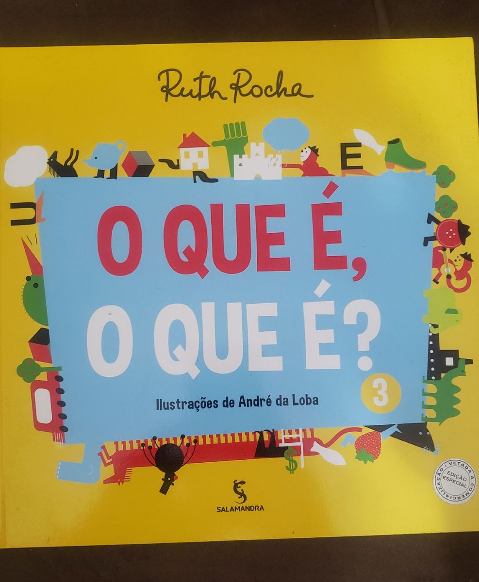 Livro Infantil O Que É, O Que É? | Livro O Que é, O Que é? Usado ...