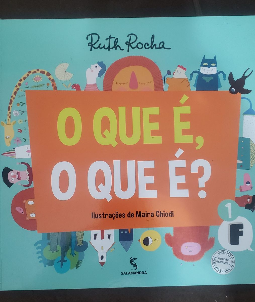 Livro Infantil O Que É, O Que É? | Livro O Que é, O Que é? Usado ...
