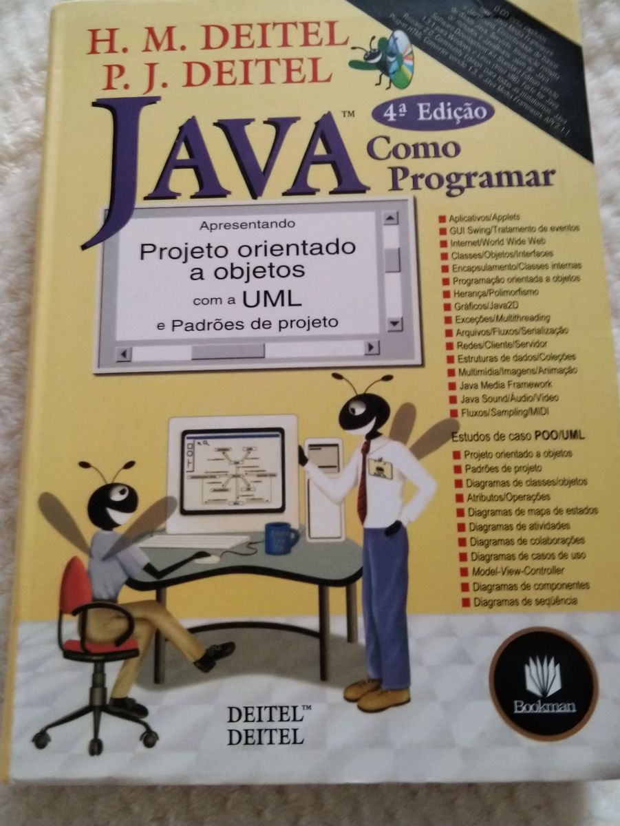 Livro Java Como Programar 4 Edição | Livro Bookman Usado 48717788 | enjoei Livro Java Como Programar 4 Edição | Livro Bookman Usado 48717788 | enjoei