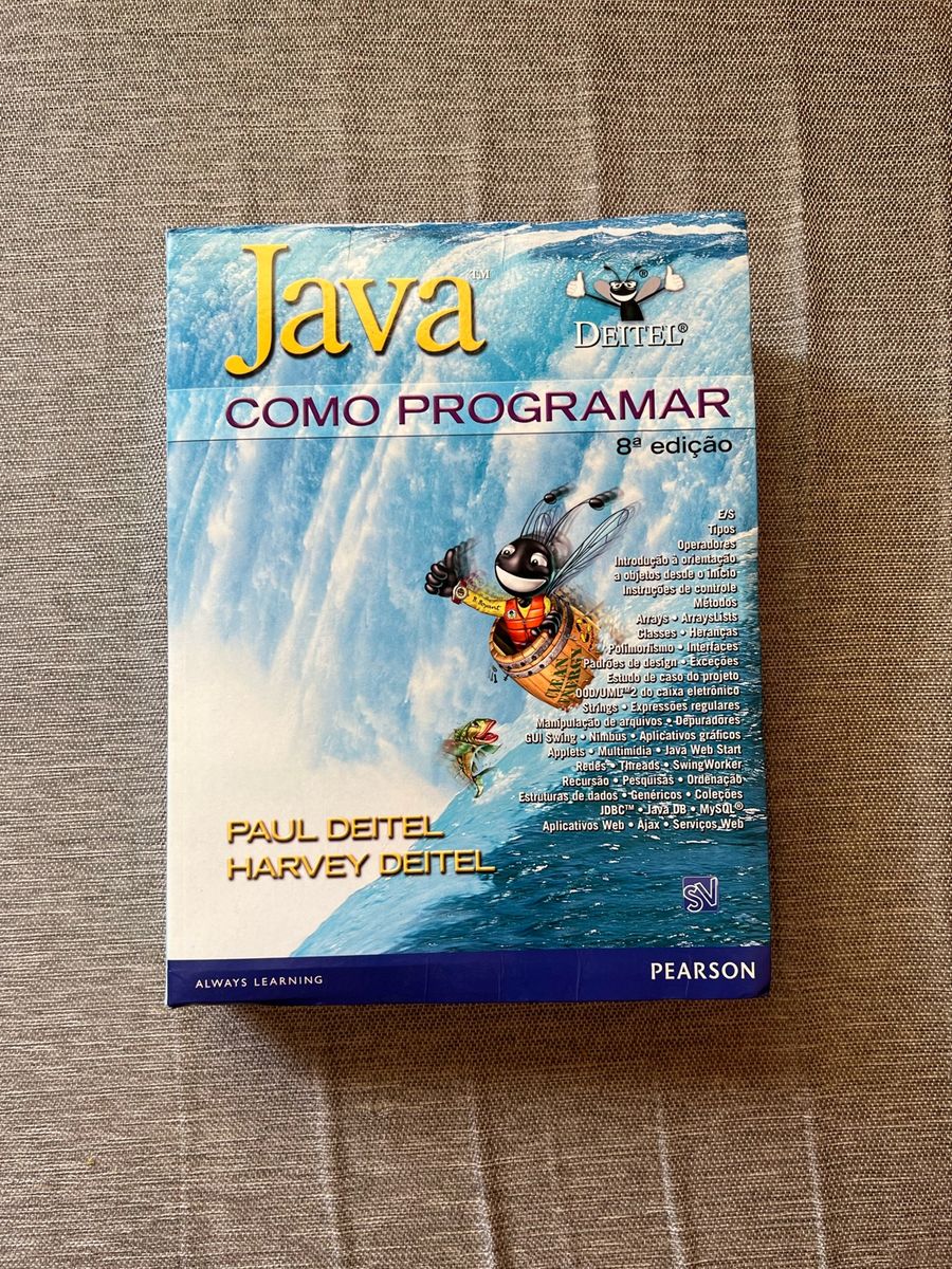 Livro Java Como Programar | Livro Editora Pearson Usado 76245279 | enjoei