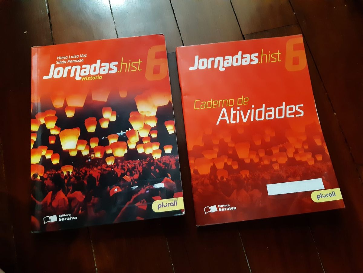 Livro Jornadas.hist 6° Ano + Caderno de Atividades | Livro Editora Saraiva Usado 65151140 | enjoei