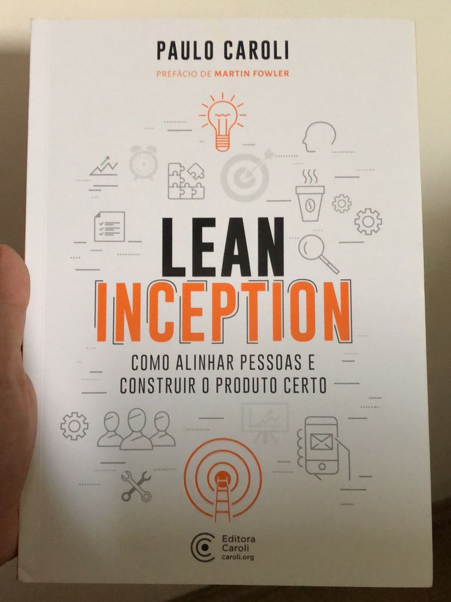 Livro Lean Inception | Livro Editora Caroli Usado 38775557 | enjoei