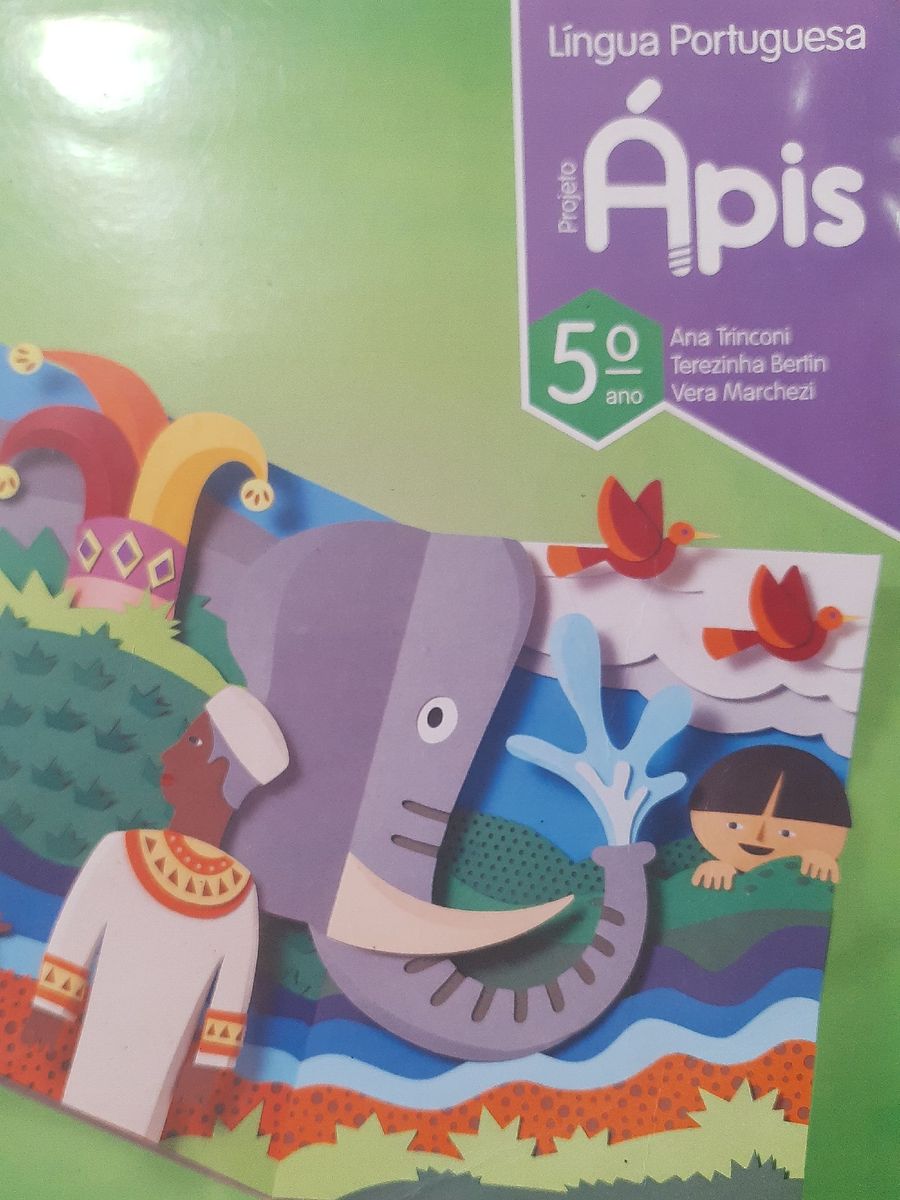 Livro Língua Portuguesa Apis 5 Ano | Livro Editora Atica Usado 38912303 ...