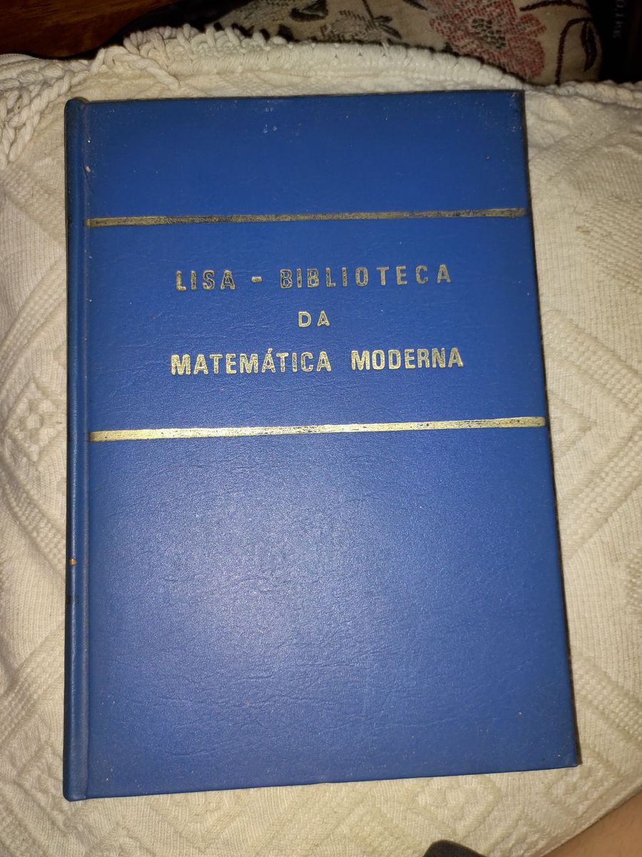 Livro Lisa Biblioteca da Matemática Moderna Tomo 1 | Livro Usado ...
