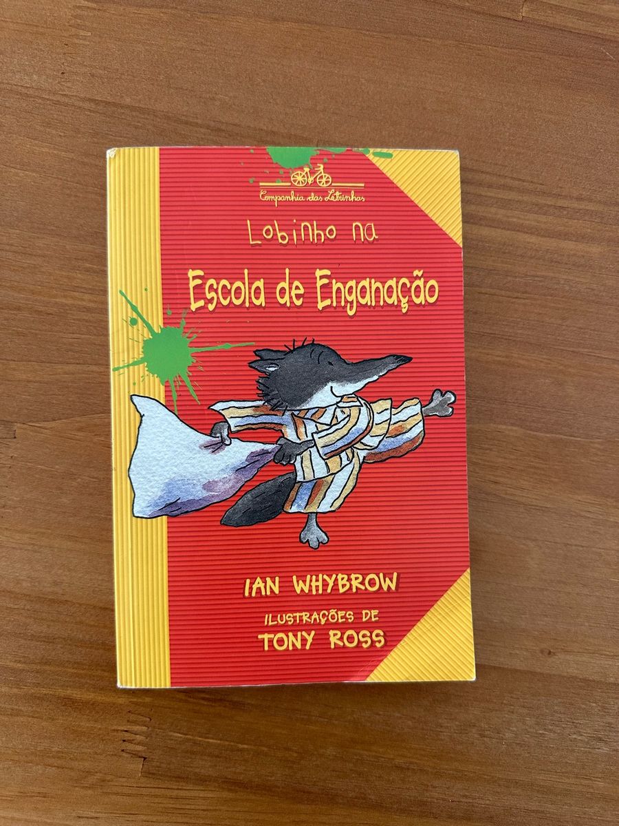 Livro Lobinho Na Escola De Enganação Livro Companhia Das Letras Usado