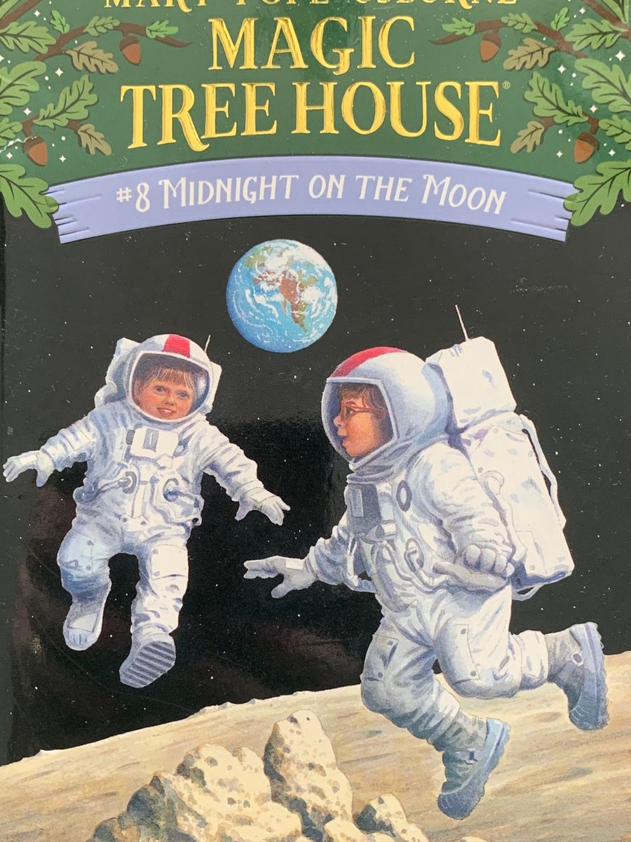 Livro Magic Tree House # 8 Midnight On The Moon | Livro Mary Pope ...