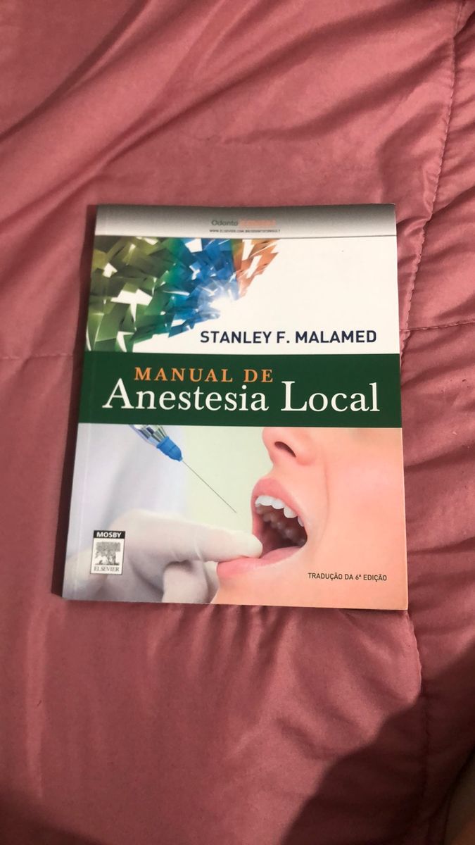 Livro Odontologia Manual de Anestesia Local Malamed | Livro Usado ...