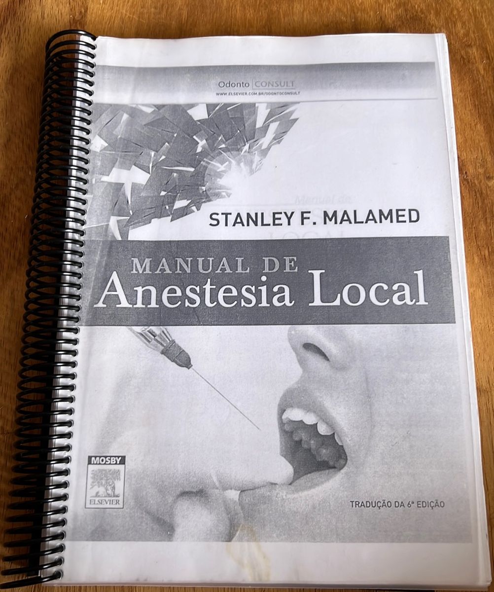Livro: Manual de Anestesia Local - Malamed | Livro Usado 80806250 | enjoei