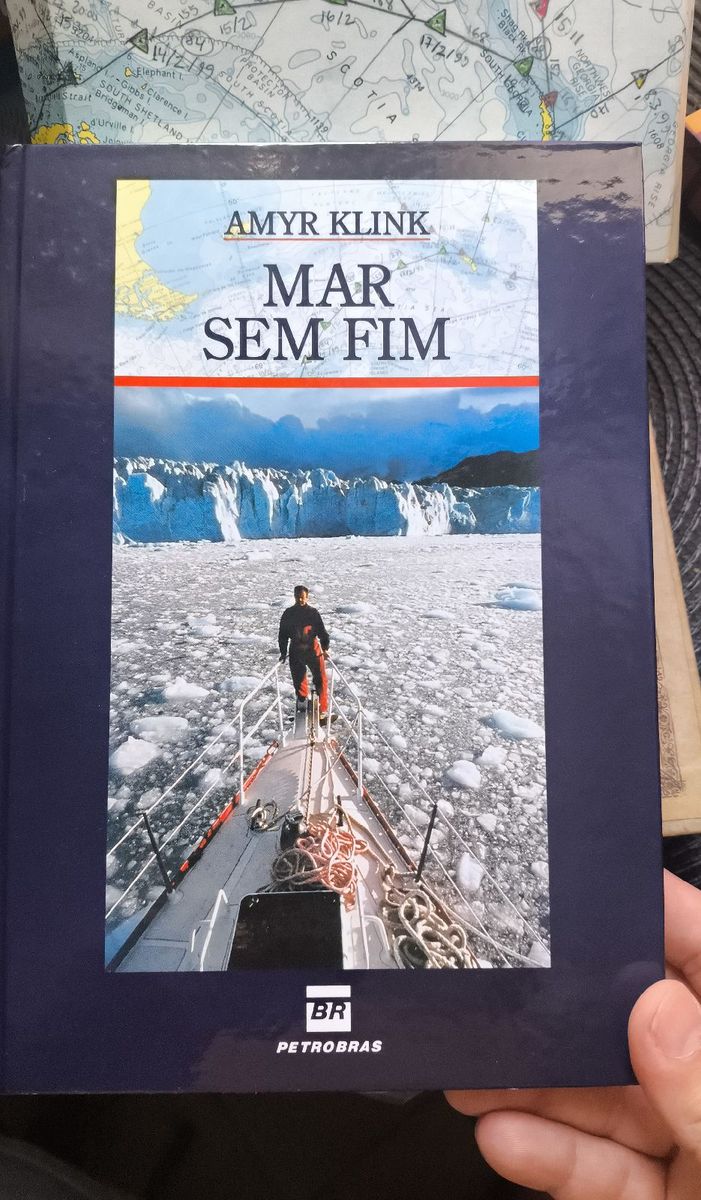 Livro Mar sem Fim Amyr Klink | Livro Livro Usado 129814897 | enjoei