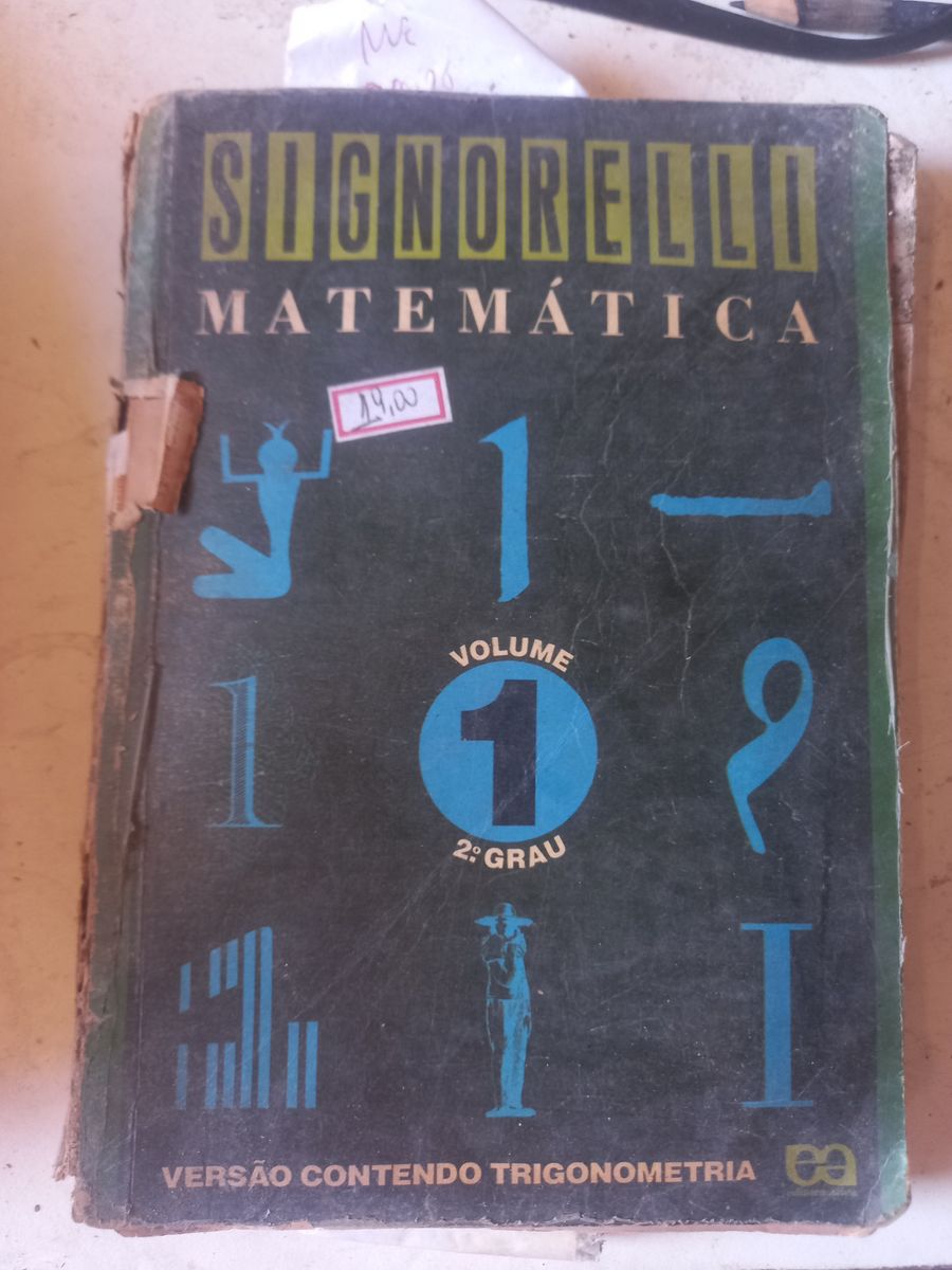 Livro Matematica - Volume 1 - 2 Grau Carlos Francisco Signorelli | Livro Usado 85163134 | enjoei