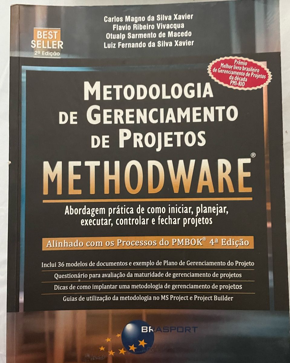 Livro: Methodware Metodologia de Gerenciamento de Projetos | Livro Nunca Usado 75959218 | enjoei