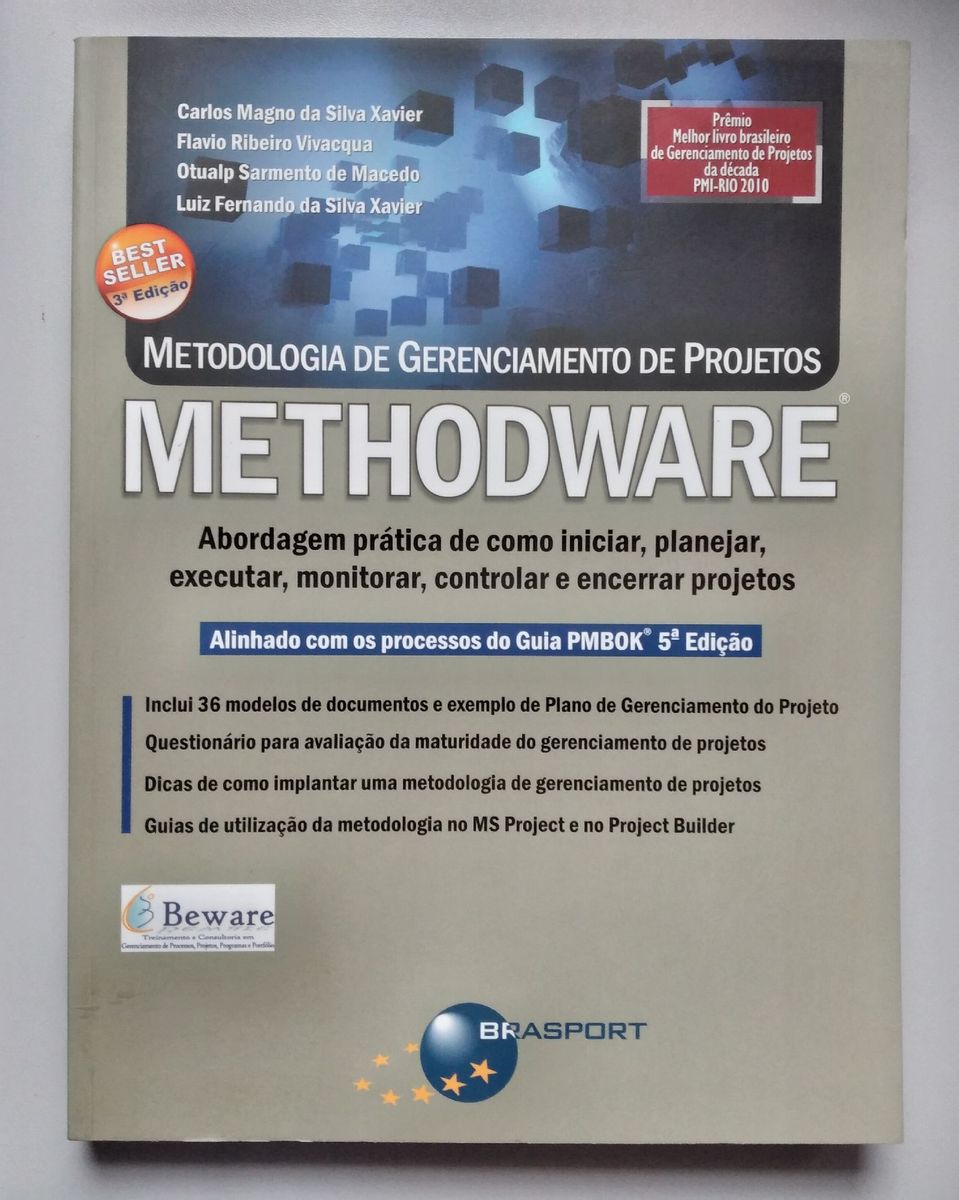 Livro Methodware Metodologia de Gerenciamento de Projetos | Livro Usado 77027241 | enjoei