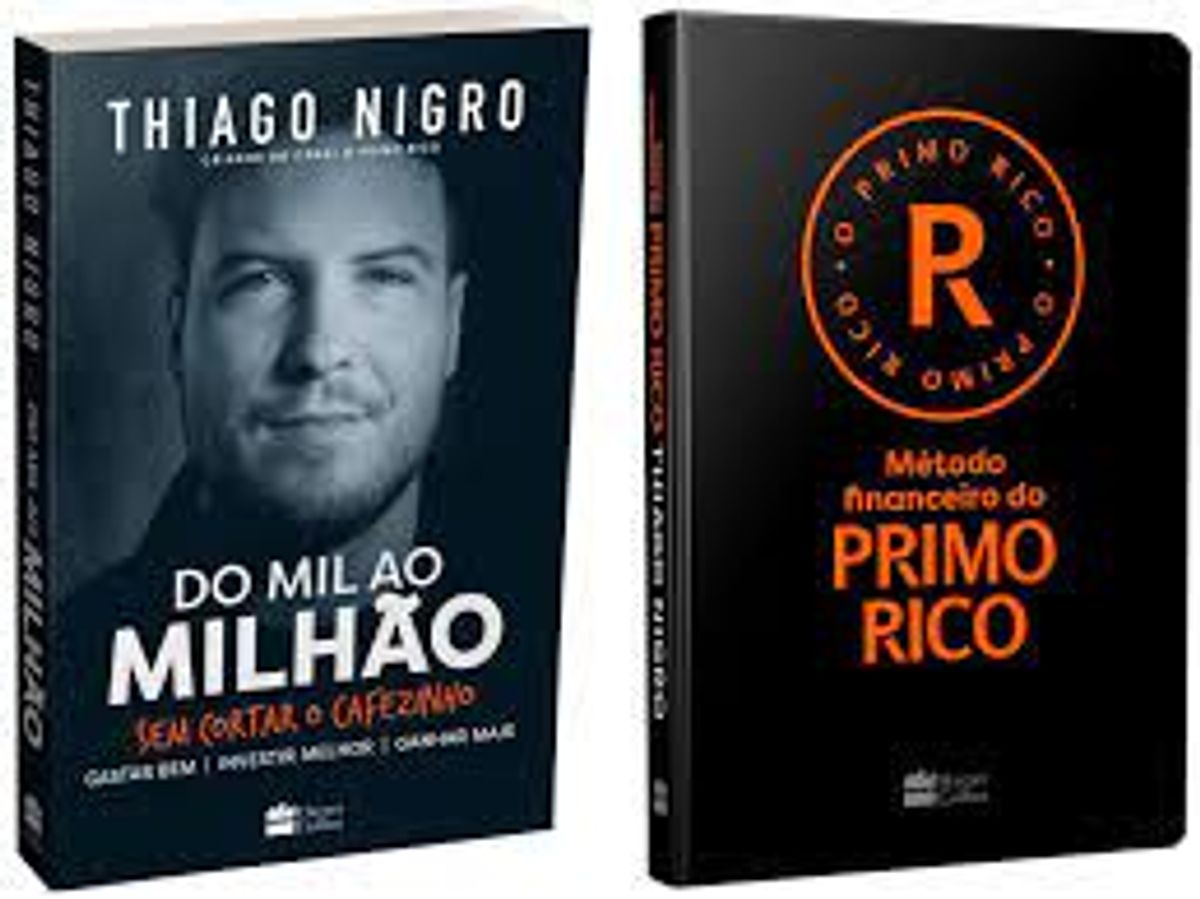 Livro Método Finaceiro do Primo Rico e do Mil Ao Milhão sem Cortar O ...