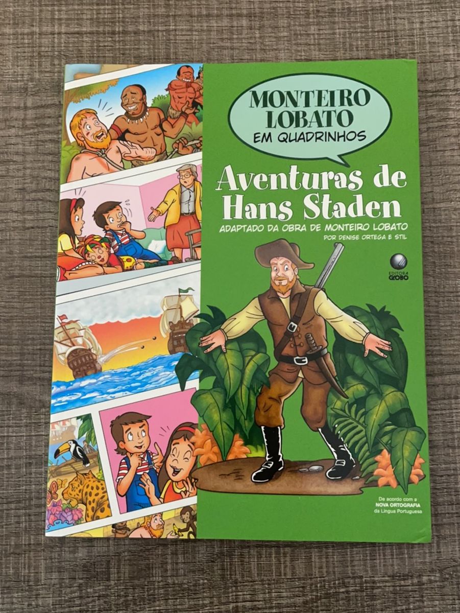 Livro Monteiro Lobato em Quadrinhos - Aventuras de Hans Staden | Livro ...