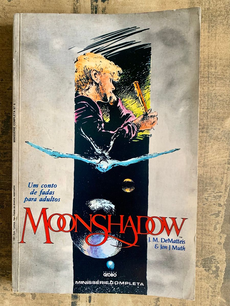 Livro Moonshadow, J M Dematteis e Jon J Muth, 1991, Editora Globo ...