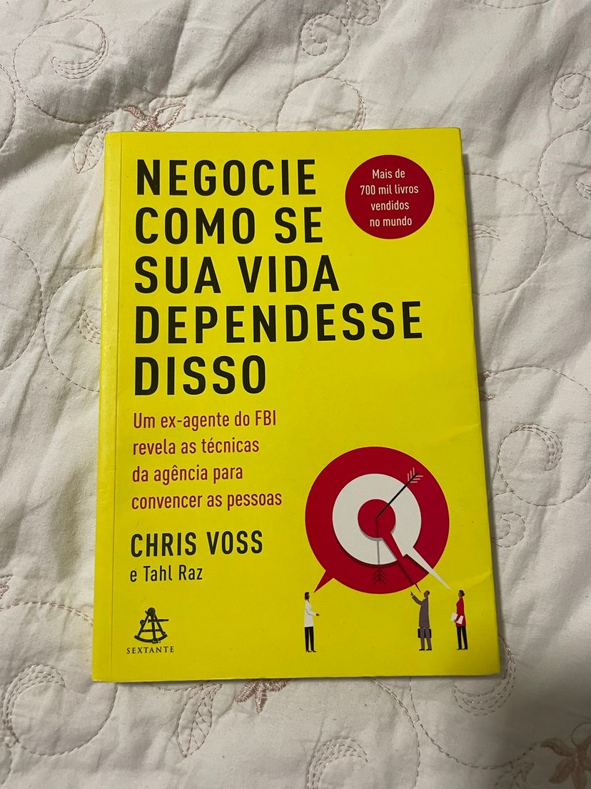 Livro Negocie Como Se Sua Vida Dependesse Disso | Livro Sextante Usado ...