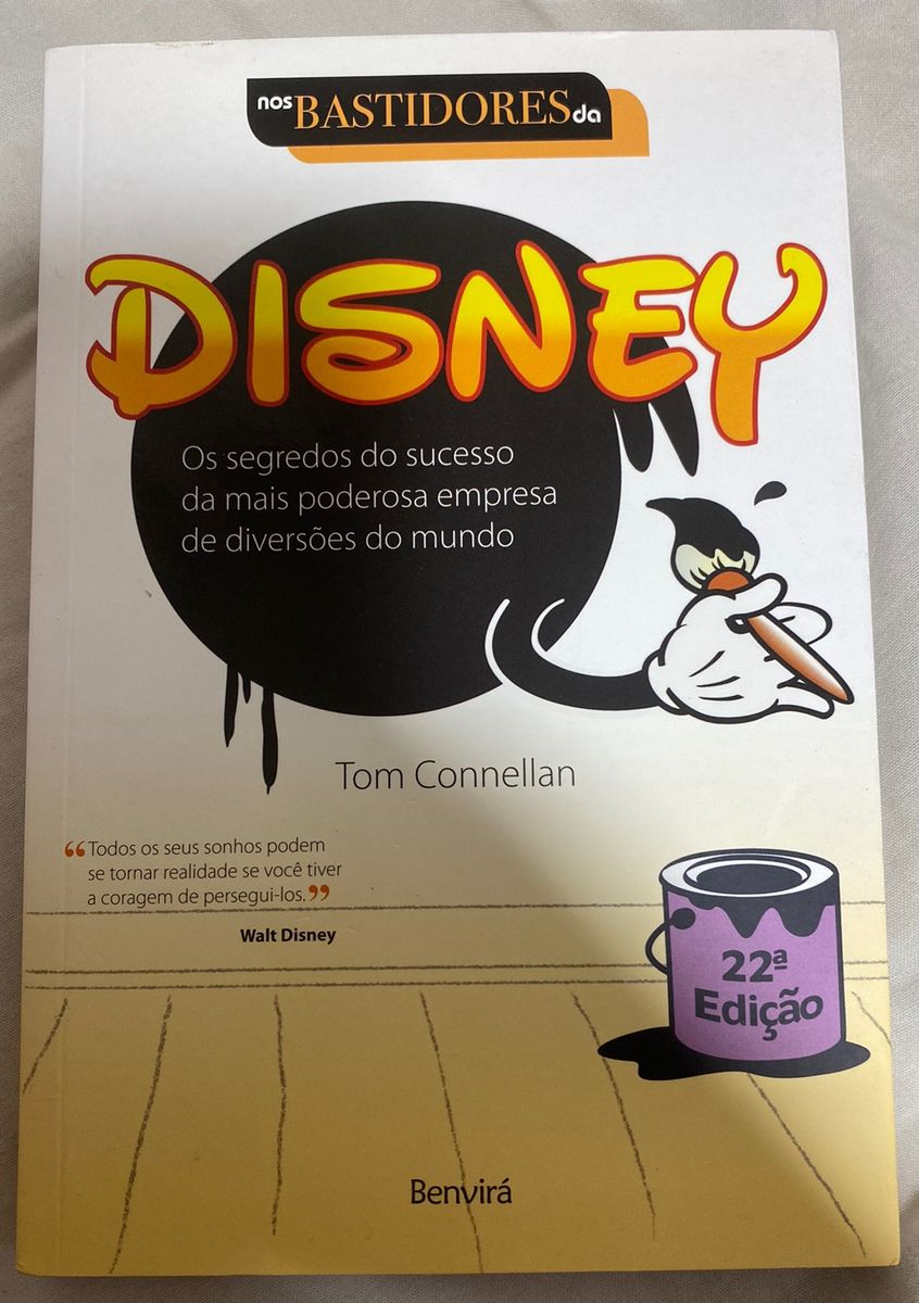 Livro Nos Bastidores da Disney - Tom Connellan | Livro Disney Nunca ...