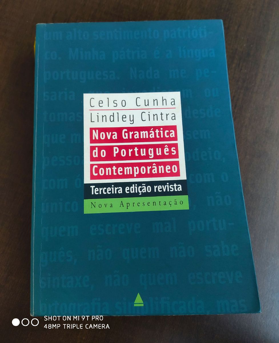 Livro Nova Gramática do Português Contemporâneo | Livro Editora Nova ...