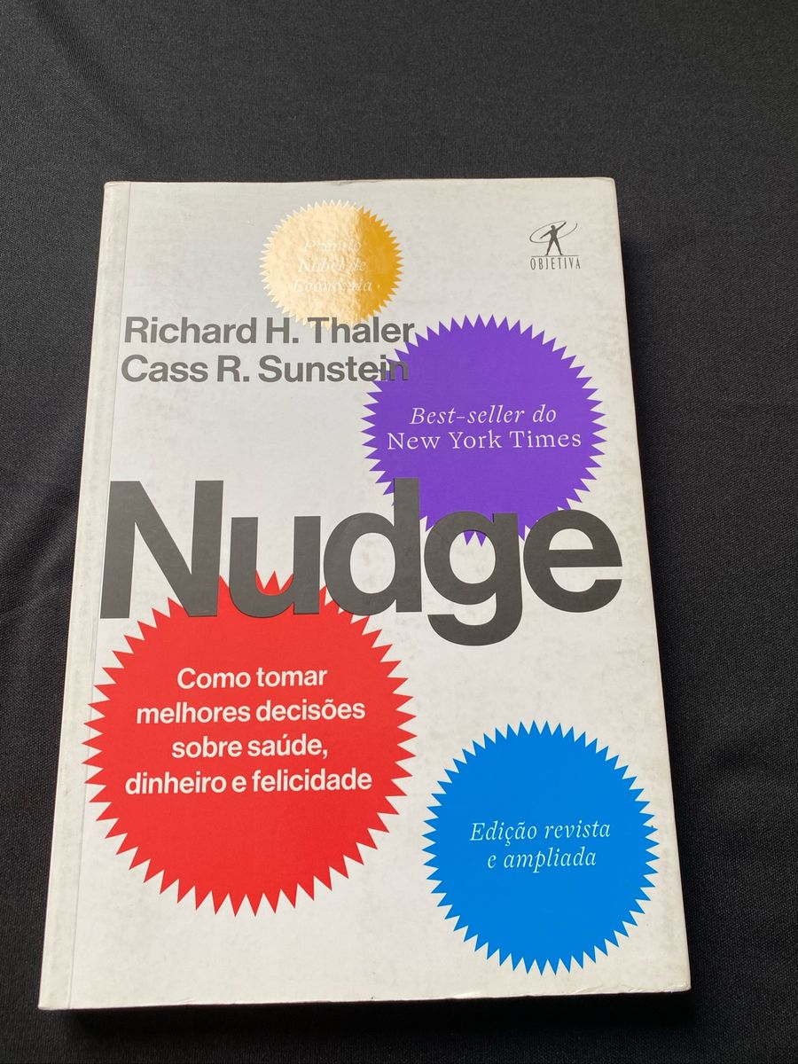 Livro Nudge - Como Tomar Melhores Decisões | Livro Objetiva Nunca Usado ... Livro Nudge - Como Tomar Melhores Decisões | Livro Objetiva Nunca Usado ...