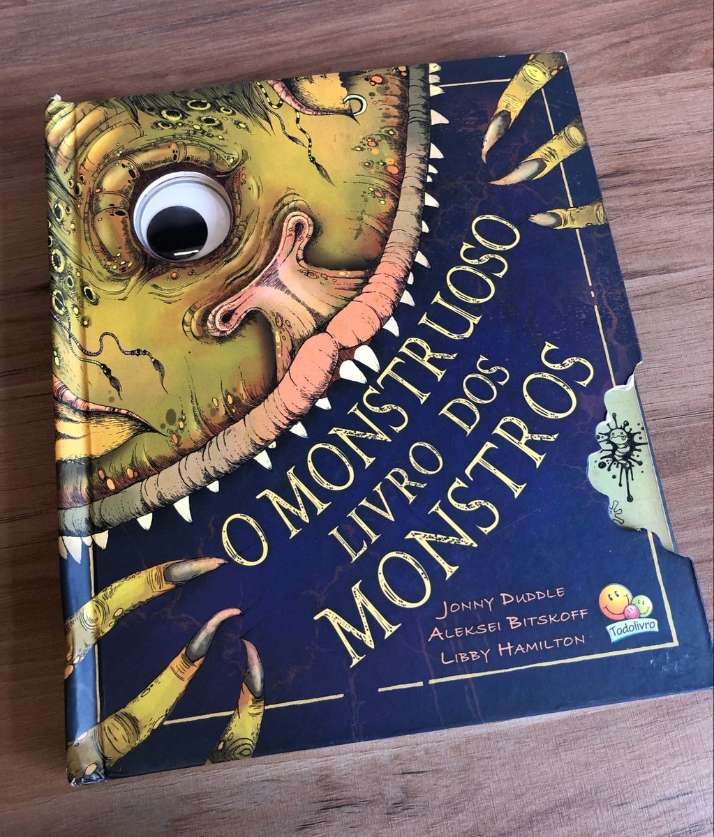 Livro O Monstruoso Livro Dos Monstros | Item Infantil Todolivro Usado ...