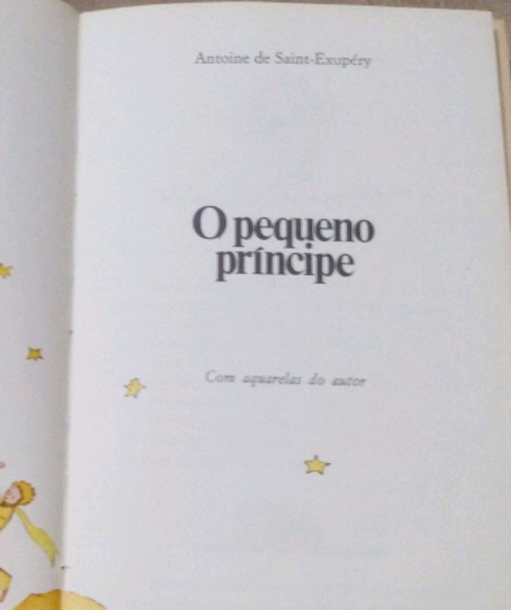 Livro O Pequeno Príncipe | Livro Usado 13518593 | enjoei