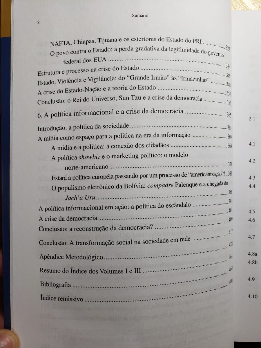 Livro "o Poder da Identidade" - Manuel Castells | Livro Usado 45218522 | enjoei