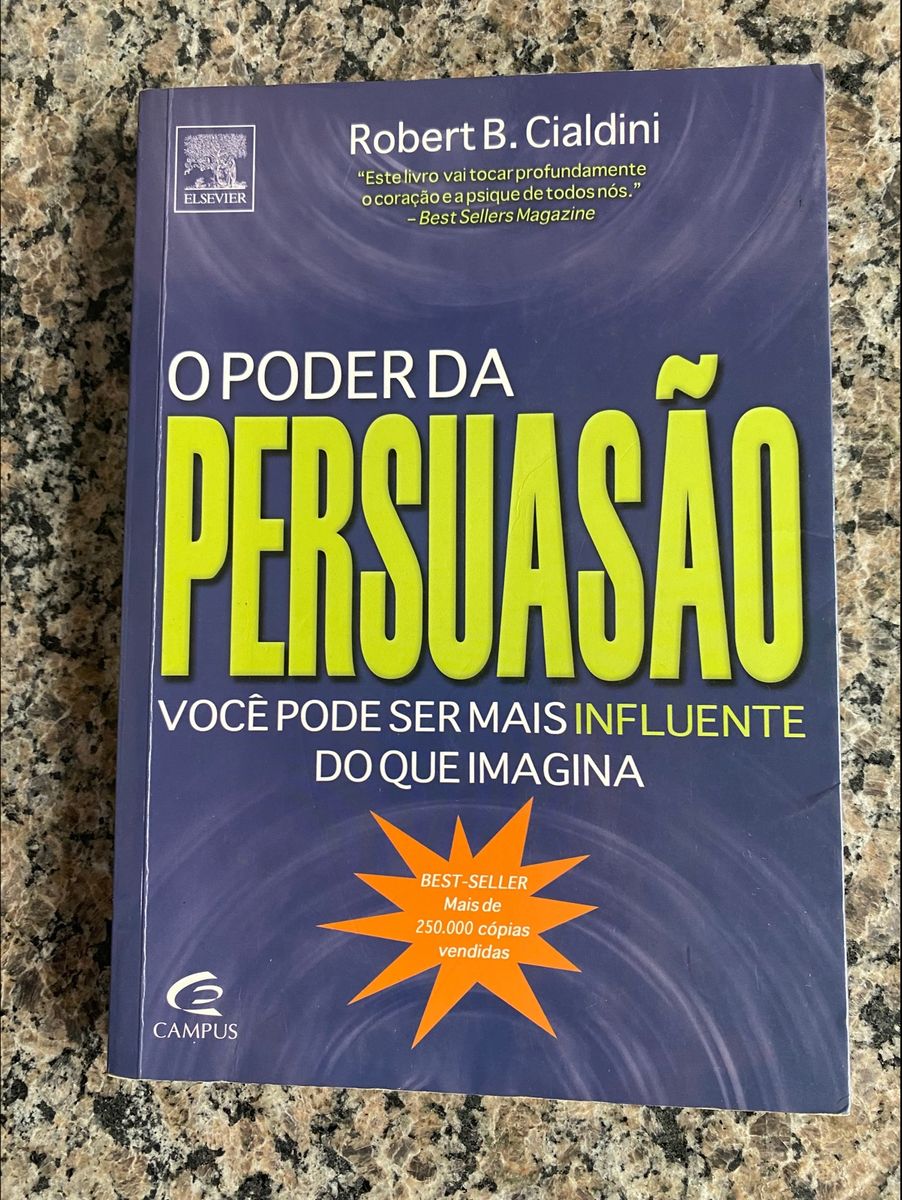 Livro O Poder da Persuasão - Robert B. Cialdini | Livro Usado 84377344 ...